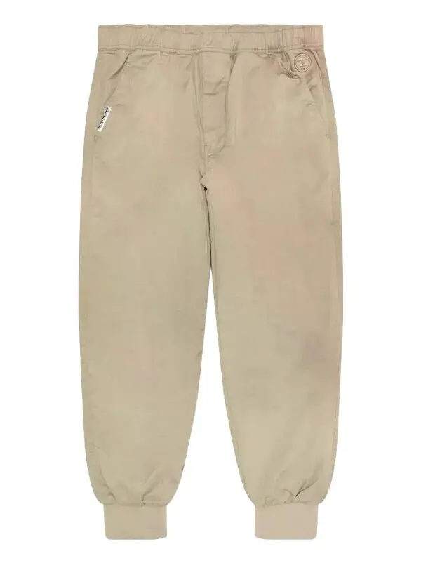 AAPE BY *A BATHING APE Moonface Logo-patch Track Pants - Neutrals