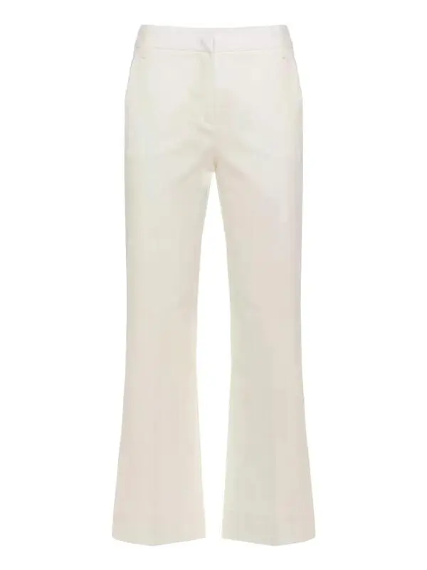 EMME Pressed Crease Trousers - Neutrals