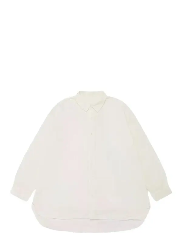 CASEY CASEY Clothilde Curved Hem Shirt - Neutrals