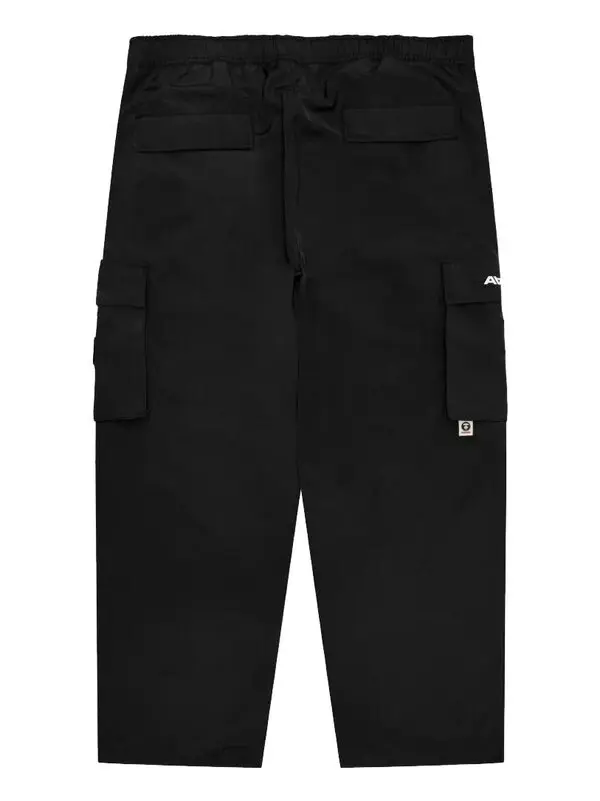 AAPE BY *A BATHING APE Moonface Logo Cargo Pants - Black