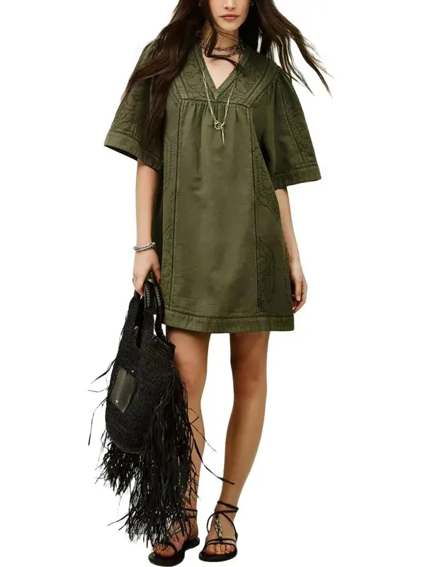 Ba&sh Gina Mini Dress - Green