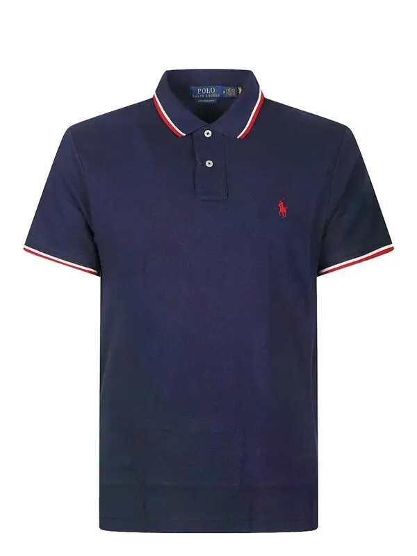 Polo Ralph Lauren Logo-embroidered Polo Shirt - Blue