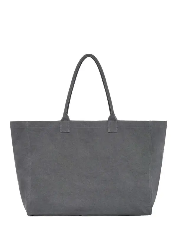 ANINE BING Leo Canvas Tote Los Angeles University Washed - Grey