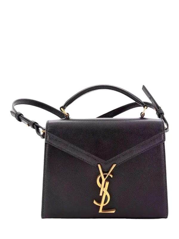 Saint Laurent Cassandra Top Handle Bag - Black