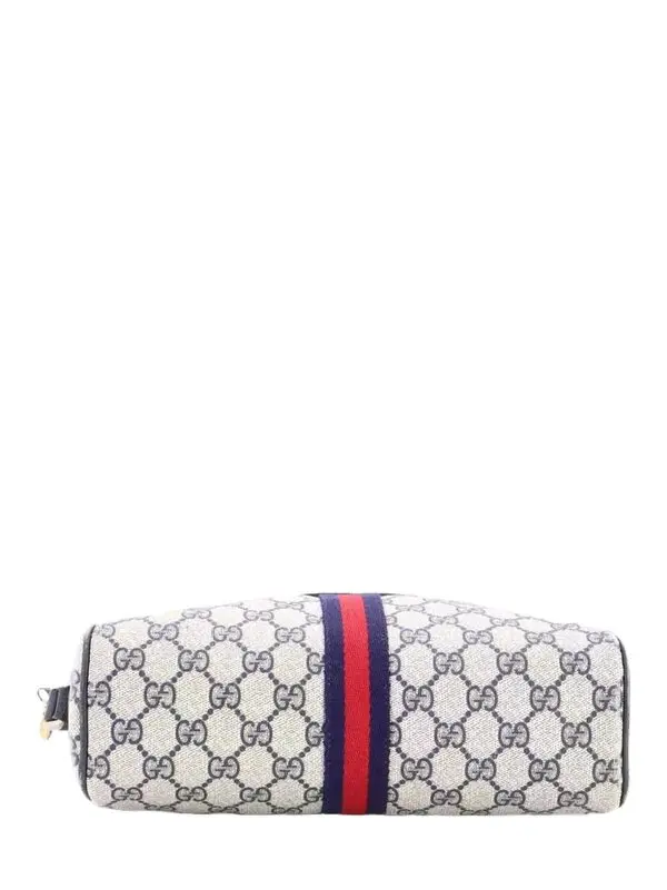 Gucci Ophidia Gg Canvas Small Shoulder Bag - Blue