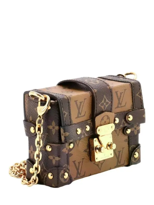 LOUIS VUITTON Essential Trunk Nm Clutch Bag - Brown