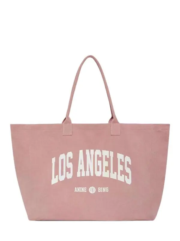ANINE BING Leo Canvas Tote - Pink