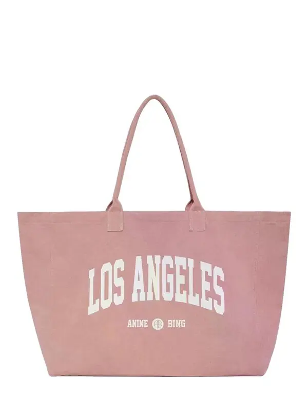 ANINE BING Leo Canvas Tote - Pink