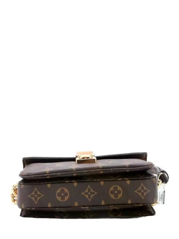 LOUIS VUITTON Monogram Canvas Pochette Metis East West Crossbody Bag - Brown