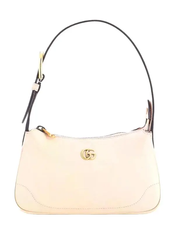 Gucci Aphrodite Leather Mini Shoulder Bag - White