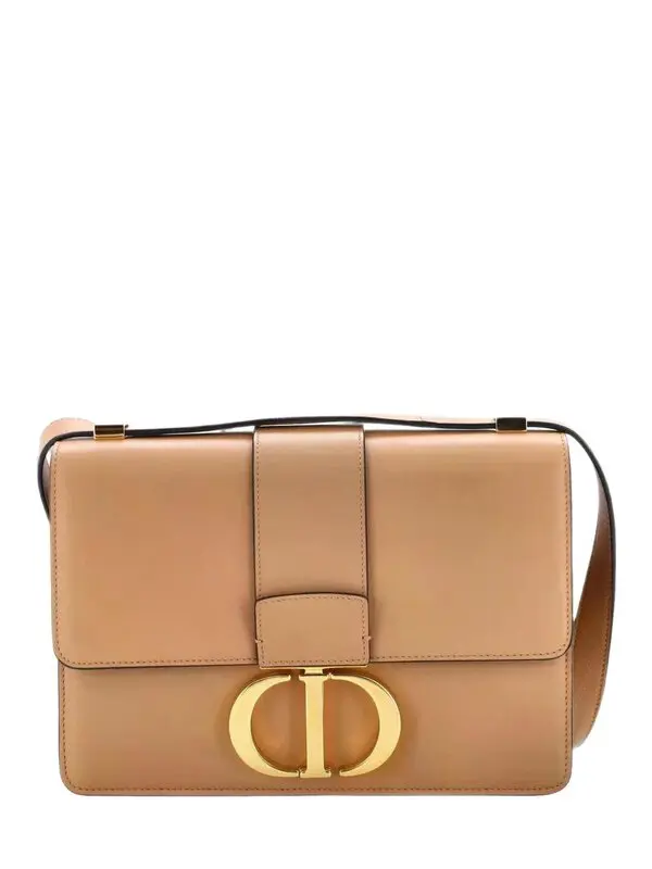Dior 30 Montaigne Flap Bag Leather Shoulder Bag - Neutrals