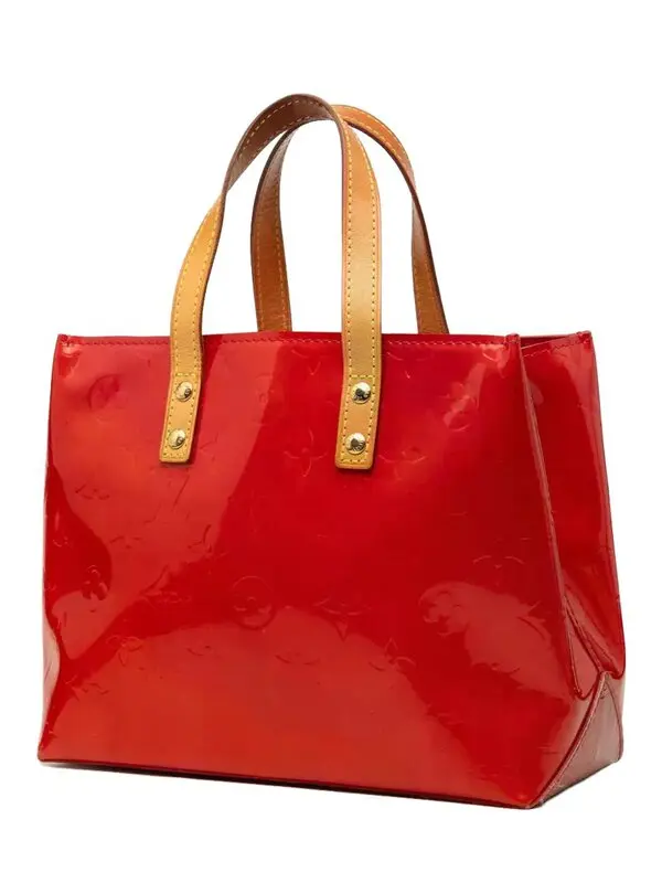 LOUIS VUITTON 2003 Monogram Vernis Reade Pm Handbag - Red