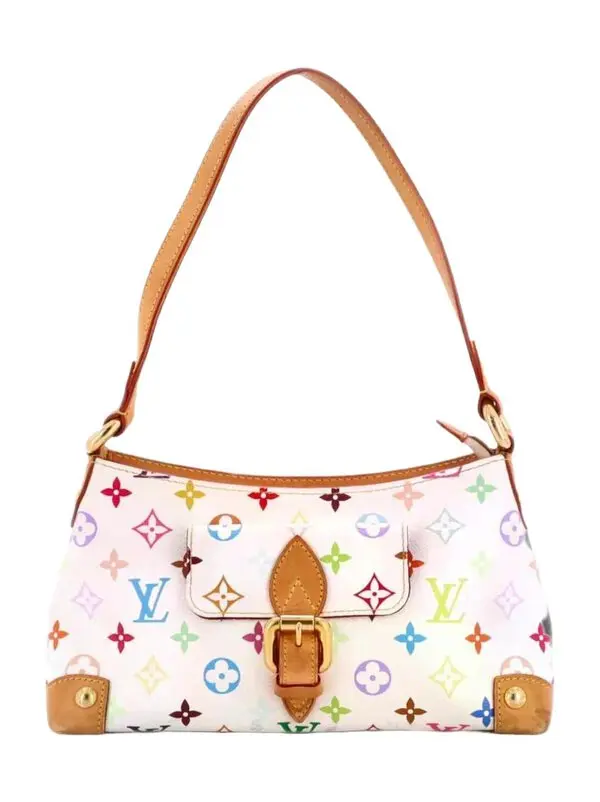 LOUIS VUITTON Eliza Monogram Multicolor Hobo Bag - White