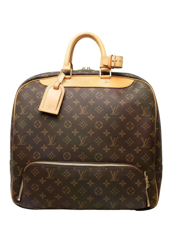 LOUIS VUITTON Monogram Canvas Evasion Travel Bag - Brown