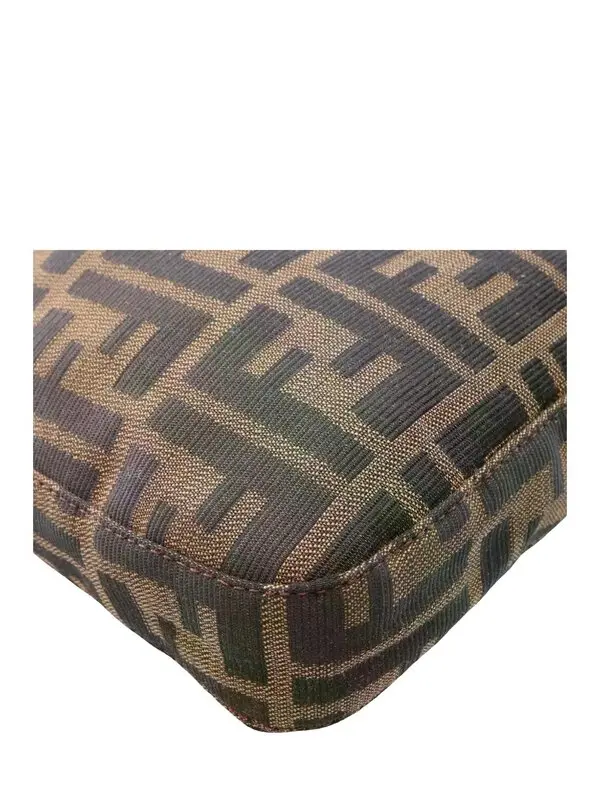 Fendi Zucca Canvas Shoulder Bag - Brown