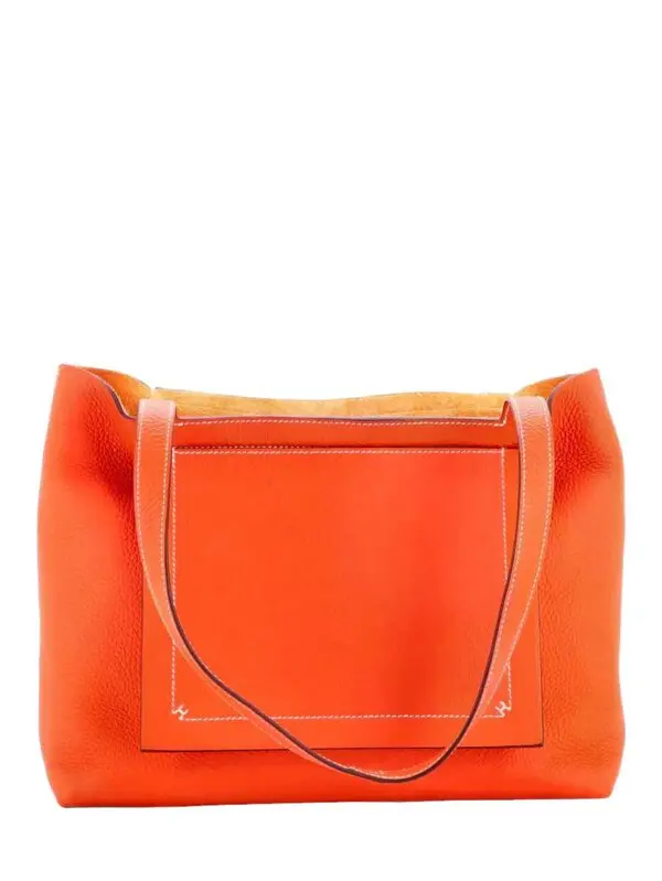 Hermès Cabasellier Clemence 31 Tote Bag - Orange