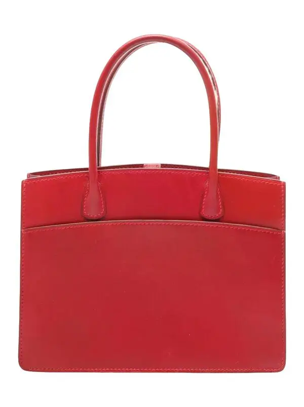 Hermès 2002 Box Calf Tpm Tote Bag - Red