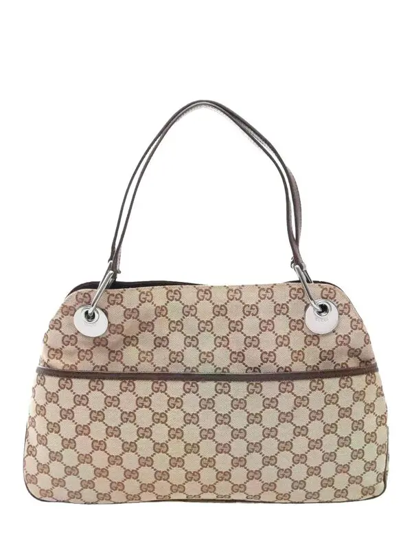 Gucci Gg Canvas Eclipse Shoulder Bag - Neutrals