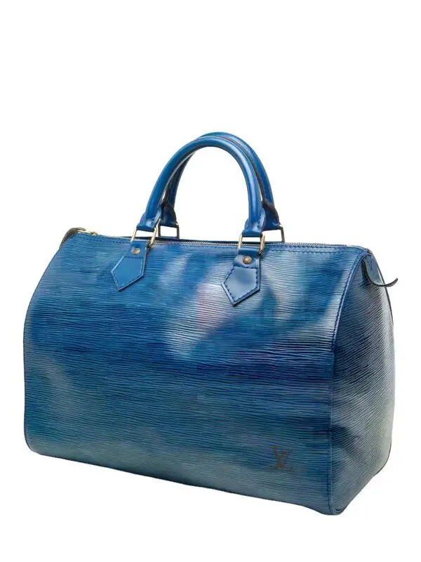 LOUIS VUITTON Epi Speedy 30 Boston Bag - Blue