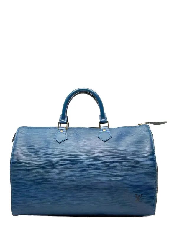LOUIS VUITTON Epi Speedy 35 Boston Bag - Blue