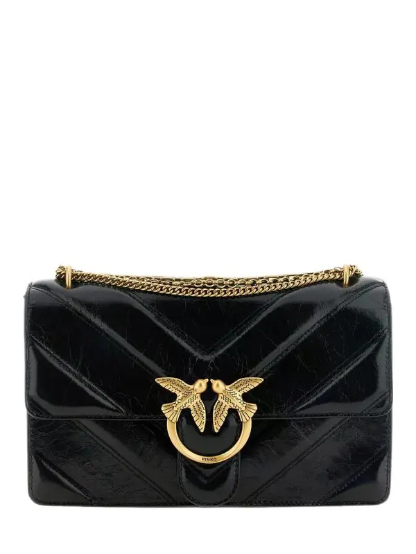 Pinko Love Shoulder Bag - Black