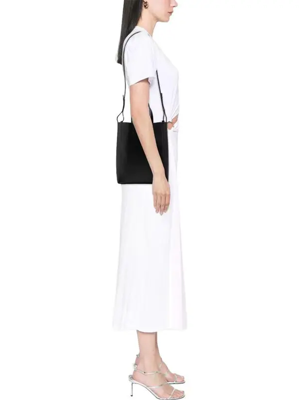 Celine 2017 Grained Calfskin Vertical Cabas Tote Satchel - Black