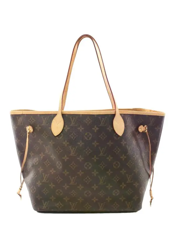 LOUIS VUITTON 2007 Monogram Neverfull Mm Tote Bag - Brown