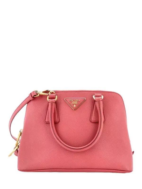 Prada Saffiano Leather Small Satchel - Pink