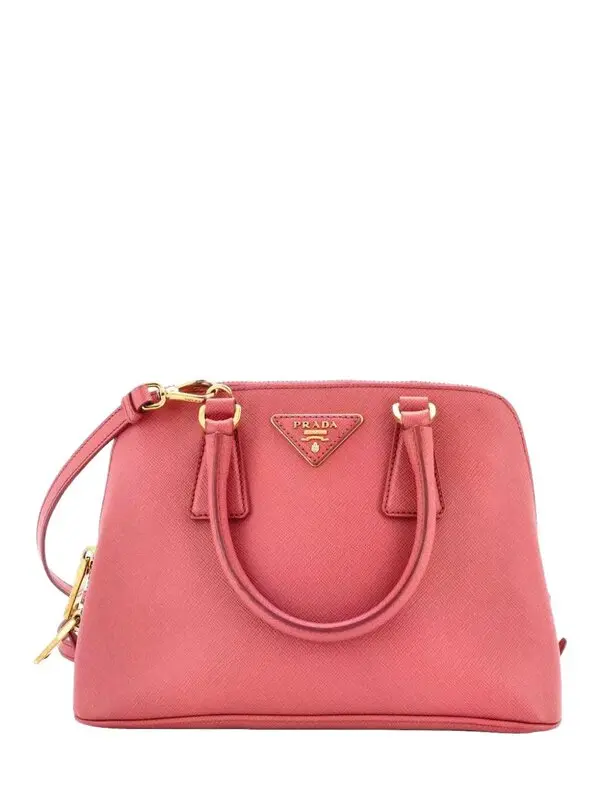 Prada Saffiano Leather Small Satchel - Pink