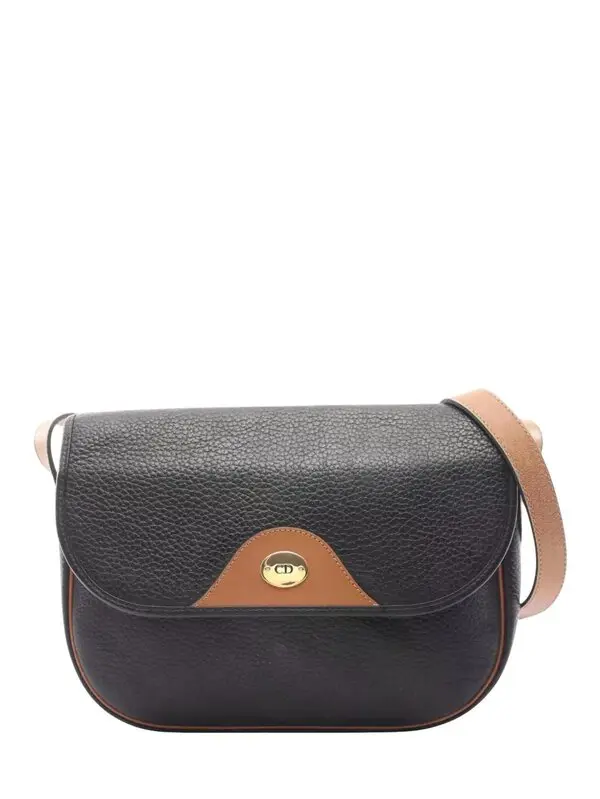 Dior Leather Crossbody Bag - Black