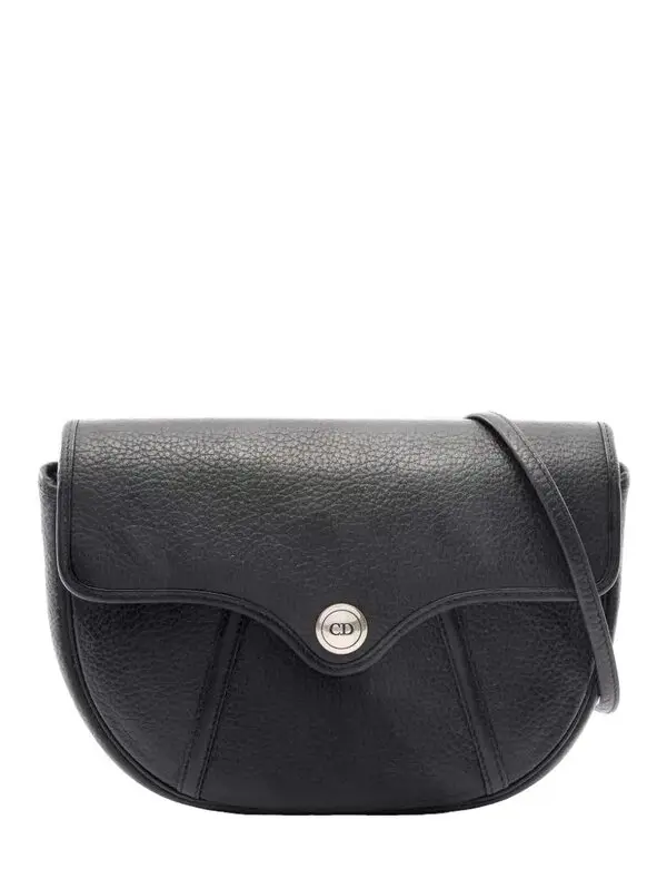 Dior Leather Crossbody Bag - Black