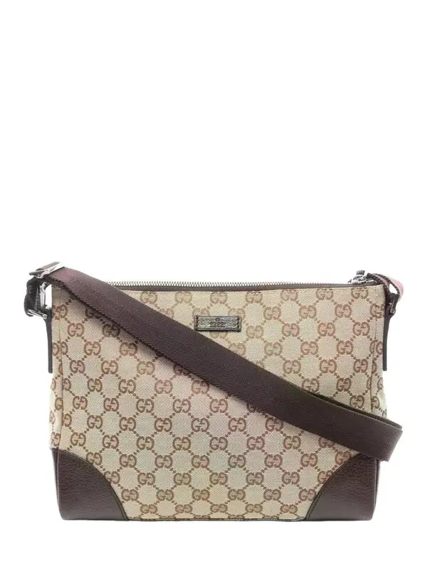 Gucci Gg Canvas Crossbody Bag - Neutrals