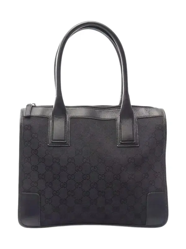 Gucci Gg Canvas Handbag - Black