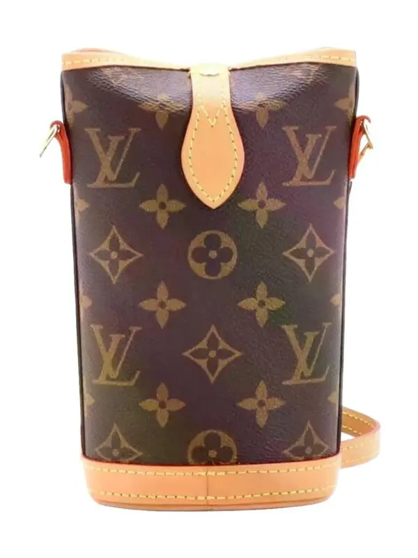 LOUIS VUITTON Monogram Canvas Fold Me Pouch Bag - Brown