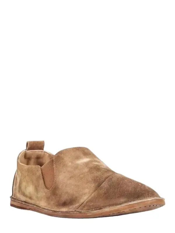 Marsèll Calf Suede Slip-on Shoes - Brown