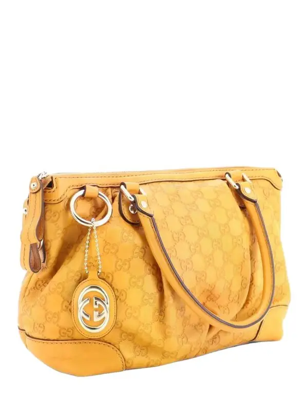 Gucci Sukey Top Handle Satchel - Yellow