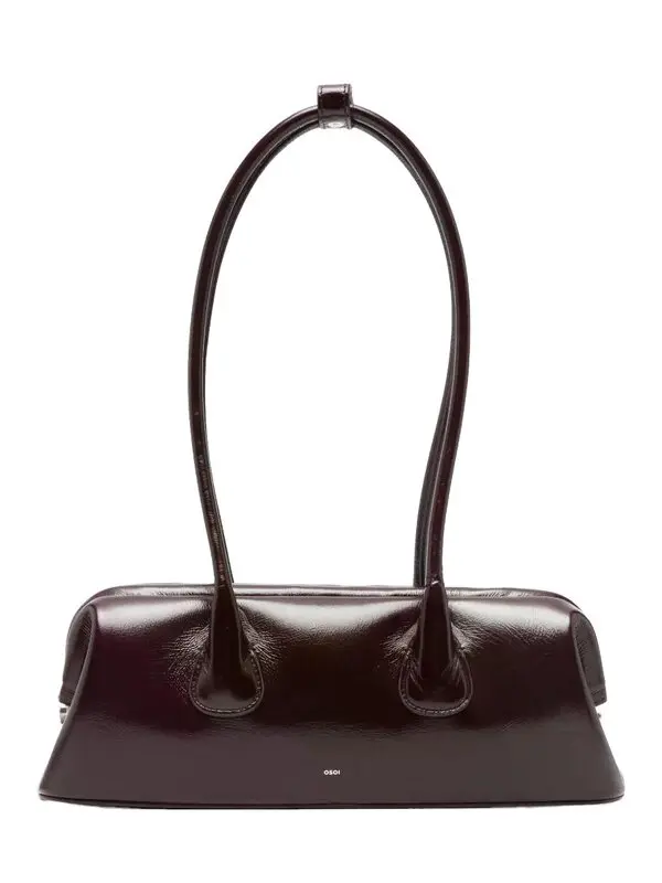 OSOI Mini Boat Leather Shoulder Bag - Red