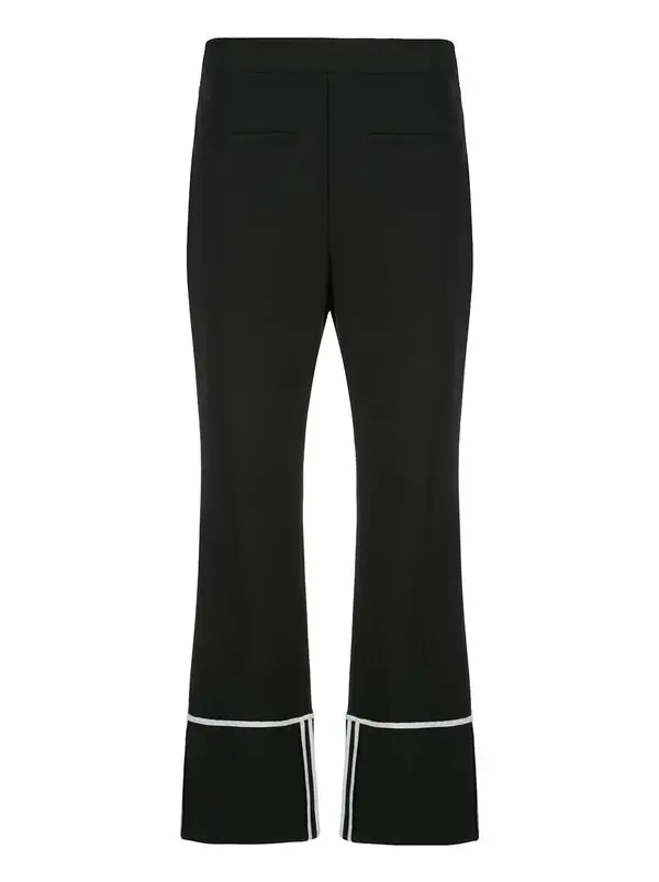ELLERY Bembe Turn-up Trousers - Black