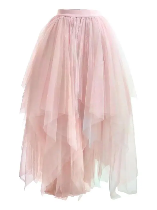 GEMY MAALOUF Layered Tulle Skirt - Pink