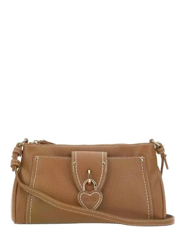 Liu Jo Heart-lock Crossbody Bag - Brown