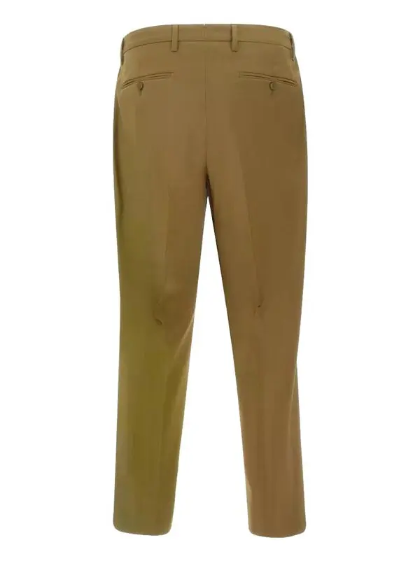 BRIGLIA 1949 Pleated Virgin Wool Trousers - Neutrals