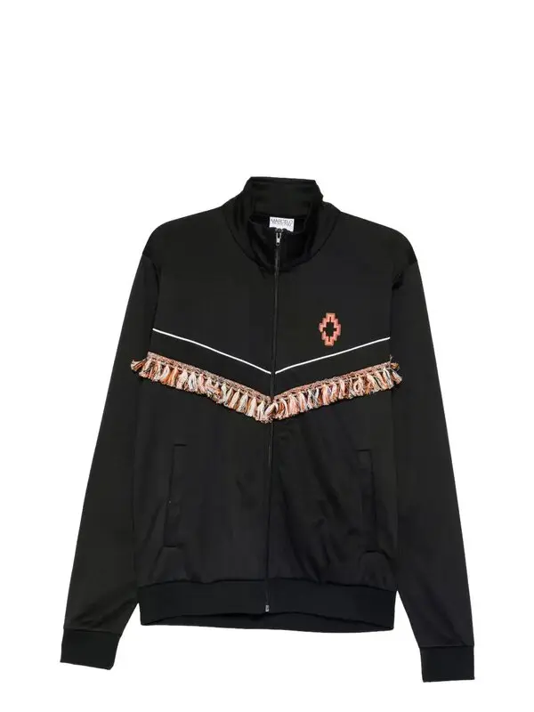 COUNTY OF MILAN Fringed Track Jacket - Black