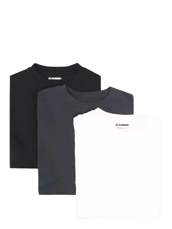 JIL SANDER Logo-patch T-shirt - Black