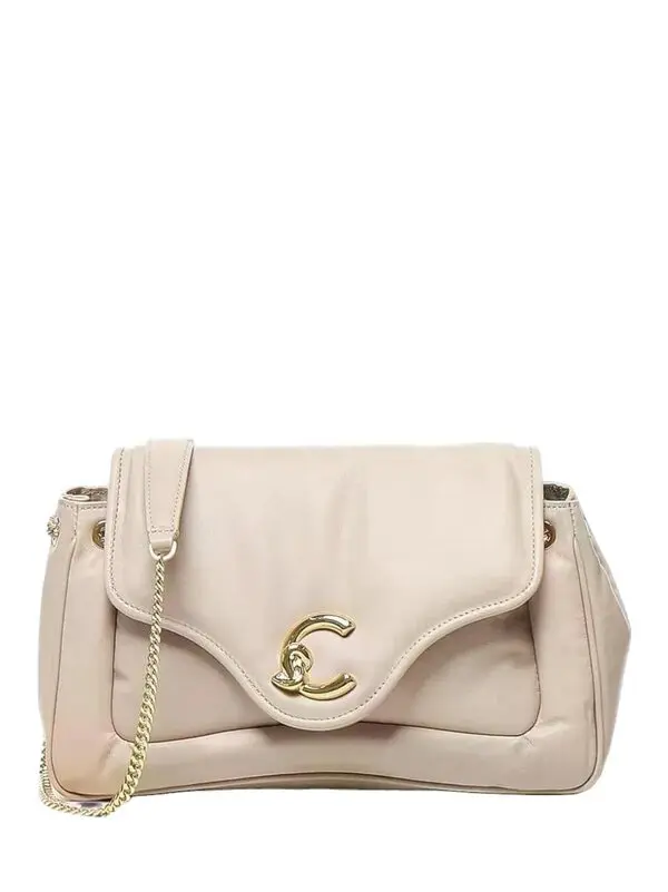 COCCINELLE Logo-plaque Shoulder Bag - Neutrals