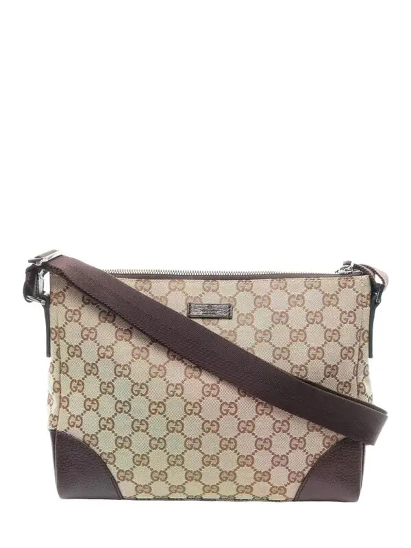 Gucci 2000s Gg Canvas Cross Body Bag - Neutrals