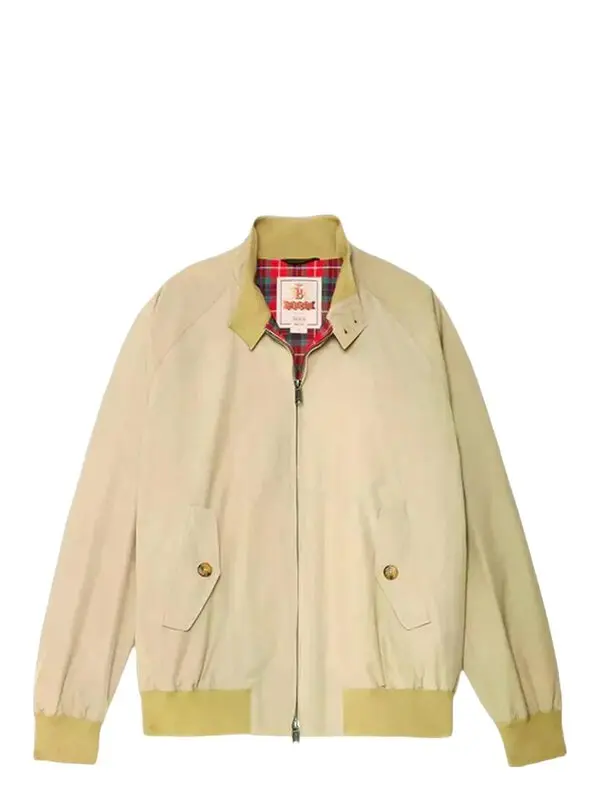 BARACUTA G9 Harrington Umbrella-motif Jacket - Neutrals