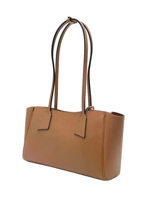 HIDESINS Logo-print Leather Shoulder Bag - Brown