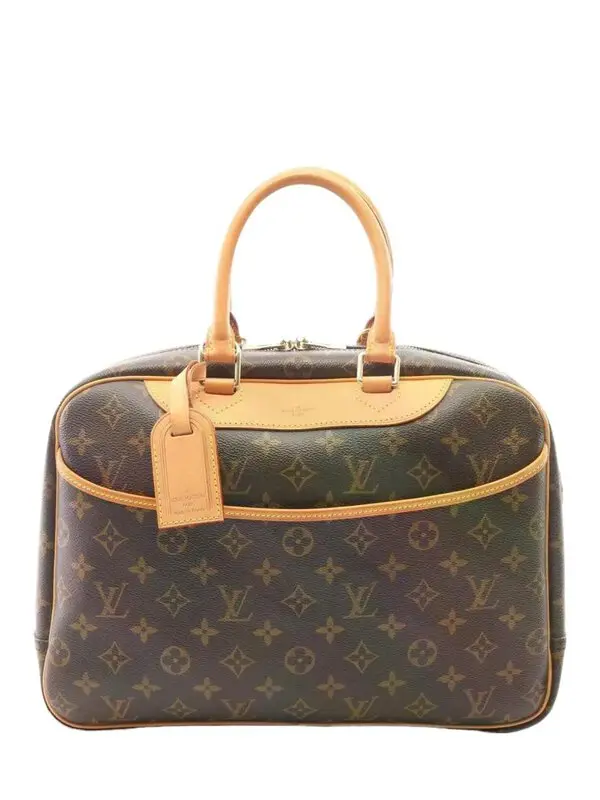 LOUIS VUITTON Monogram Canvas Deauville Tote Bag - Brown