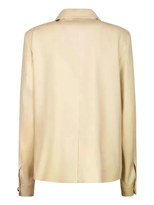 Max Mara Button-up Cotton Shirt Jacket - Neutrals