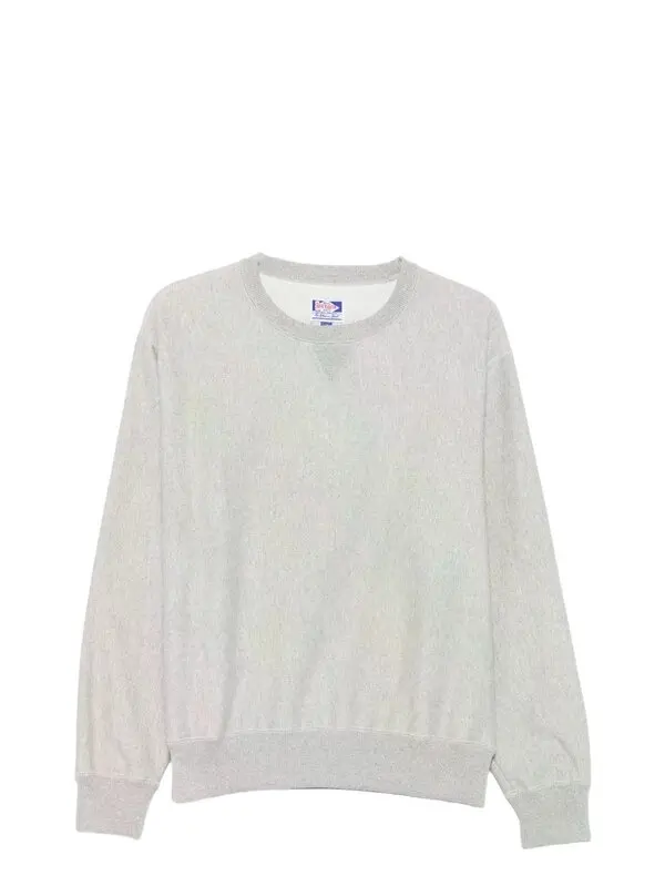 ROSA RUGOSA Crew Neck Sweatshirt With Ribbed Trim - Grey